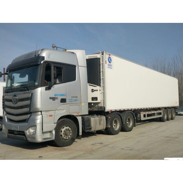 Quality High Capacity Refrigerated Van Truck for Meat and Seafood Delivery Made of Carbon Steel for sale