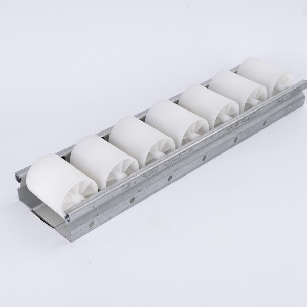 Quality DY-6033 Sheet Metal Frame Pallet Roller Track For Pipe Rack System for sale