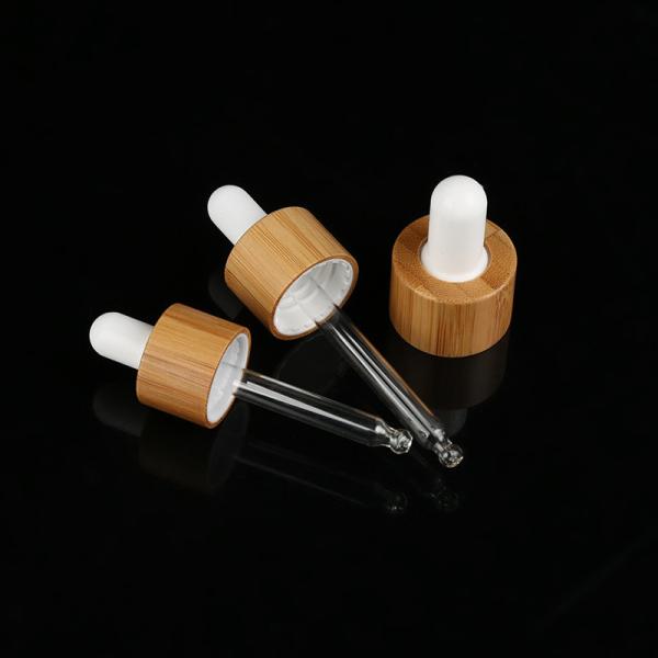 Quality Essential Oil Serum Bamboo Dropper 120ml For Cosmetic Packaging for sale
