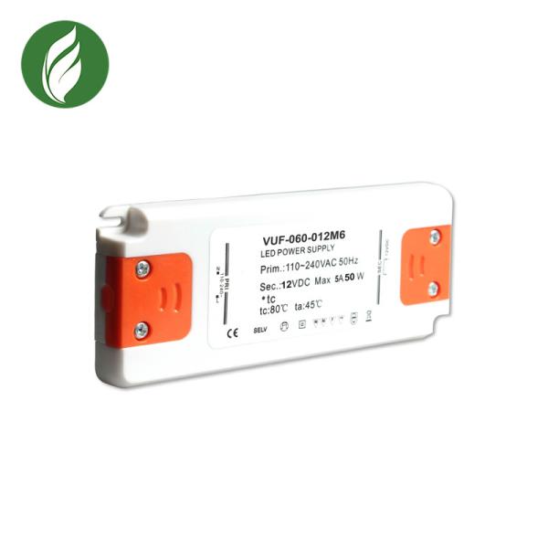 Quality EMC 12V 5A Ultra Thin LED Driver IP20 Lightweight For Strip Lights for sale