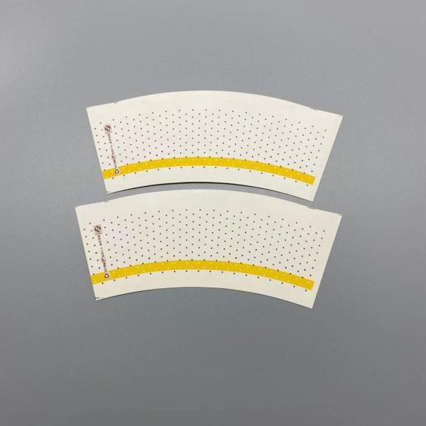 Quality Waterproof Paper Tea Cup fan Raw Material Flexographic for sale
