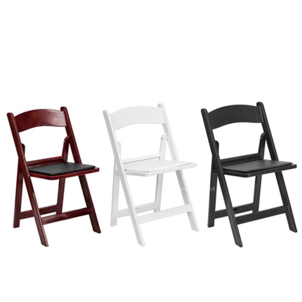 Quality Padded Foldable Plastic Chairs Resin Plastic Fold Up Chairs 690pcs/20ft Loading for sale