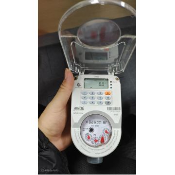 Quality Prepaid Water Meter LoRa Wan STS Standard Class B Accuracy Plastic Body IP67 for sale
