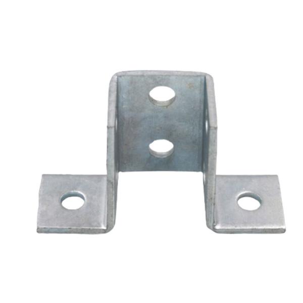 Quality Customized Strut Channel Fittings Flat Angle silver For electrical Channel for sale