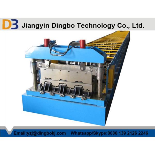 Quality Customized Sheet Metal Decking Roll Forming Machine Controled by PLC System for sale