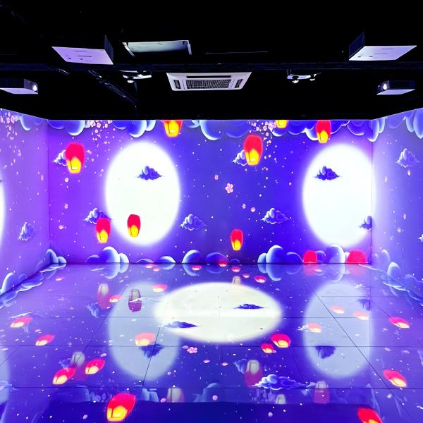 Quality Museum Interactive Wall Projection Immersive Projector 4/5/6 Channel for sale