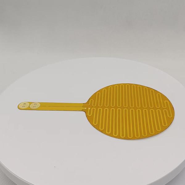 Quality Round Shape Polyimide Foil Heater , Custom Flexible Heater For Leg Massager for sale