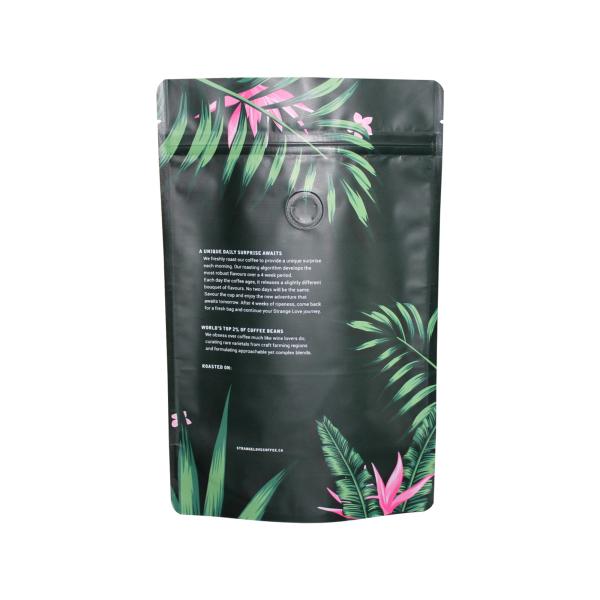 Quality Matte Black Zip Pouch Food Packaging Aluminum Foil Doypack Mylar for sale