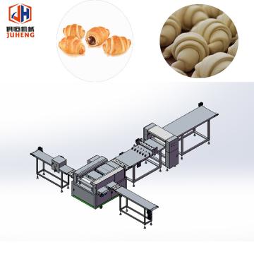Industrial Unbaked Croissant Making Machine Butter Croissant Dough Cutter