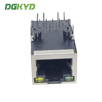 Quality Tap-Up Modular Jack RJ45 with Transformer Integrated magnetics 100M, 25.4mm for sale