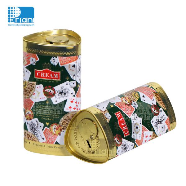 Quality Food Grade Metal Tinplate Gift Tin Cans For Cookies Candy Customize Design And Size for sale