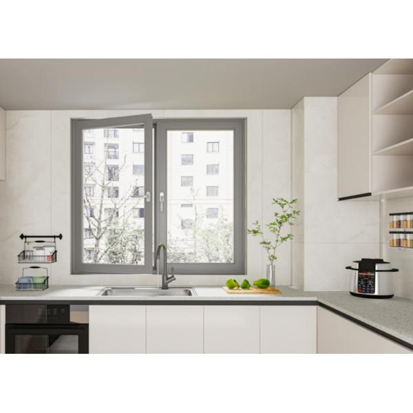 Quality Space Saving Large Swing Open Aluminum Swing Window with 10 Years Warranty for Maximum Air Circulation for sale