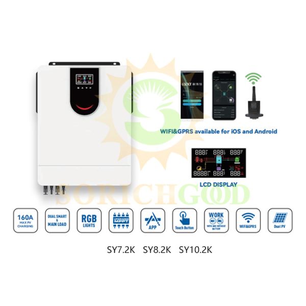 Quality Residential Commercial And Industrial Hybrid Inverters 10200W 90-450V for sale