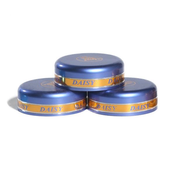 Quality Glossy 38mm Plastic Aluminum Jar Cap Round Glass Bottle Screw Lid Eco Friendly for sale