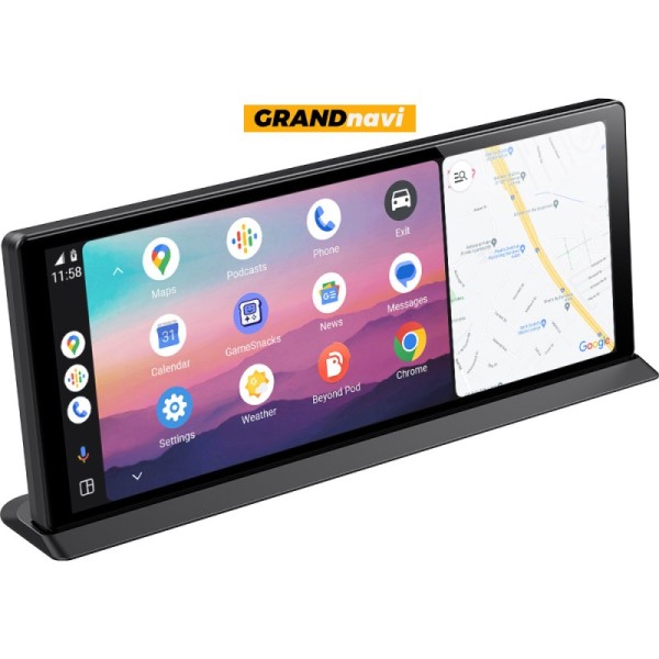 Quality Hot Sale 11.3 Inch 4K Dashcam Carplay Touch Screen With Wireless CarPlay Android Auto Multimedia Auto Radio Support GPS WIFI Bluetooth for sale