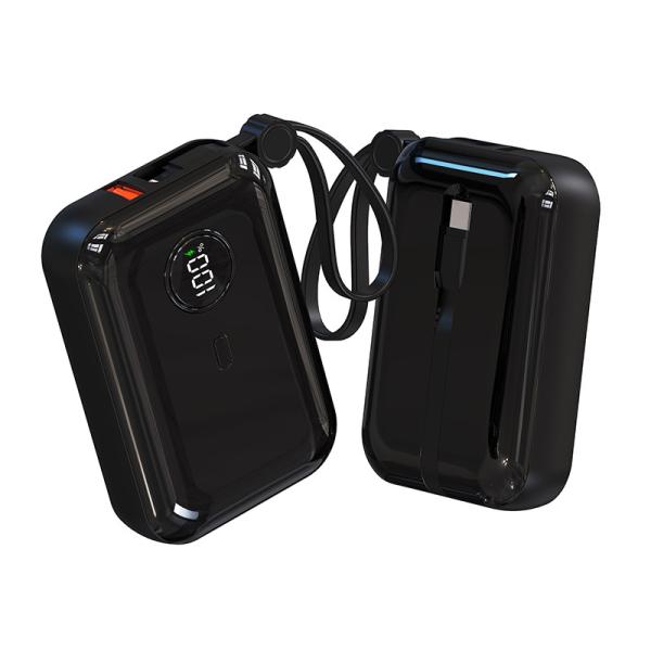 Quality Portable Fast Charging Power Bank 10000mAh Mini With Output 5W 7.5W And Wireless for sale