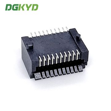 Quality Thickness 0.25mm SMT RJ45 SFP Connector High Temperature Resistant for sale