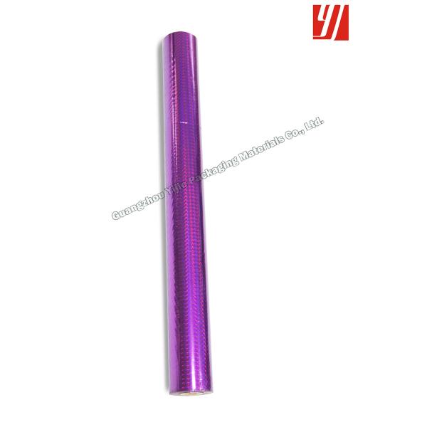 Quality Laser Purple Book Decoration 240m Holographic Hot Stamping Foil for sale
