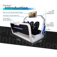 Quality Family Theater 9D VR Simulator Cinema For 4 Players 200 Games for sale