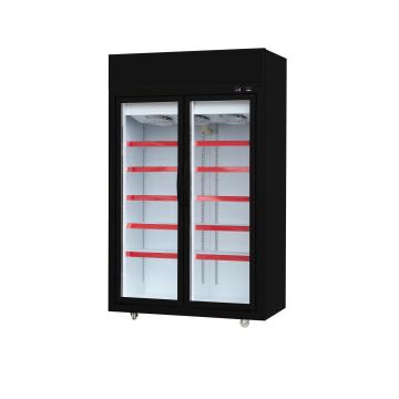 Quality Fan Cooling Convenience Store Vertical Glass Door Freezer for sale