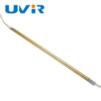 Quality 440V 4000W C Type Twin Tube Infrared Heating Lamp Gold Coated for sale