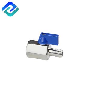 Quality Stainless Steel Floating Hose Barb Mini Casting Ball Valve for sale