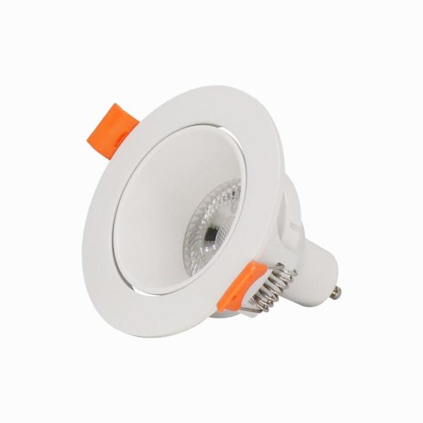Quality Round Embedded Ceiling Anti Glare Gu10 Mr16 Led Light Spotlight Fixture for Commercial for sale