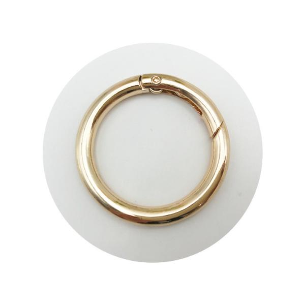 Quality Metal Zinc Alloy Spring Buckle Open Ring Key Chain for DIY Jewelry Hanging Accessory for sale