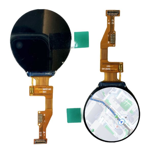 Quality RGH 1.09 Inch Round Circular LCD Display Panel Brightness 420cd/M2 for sale
