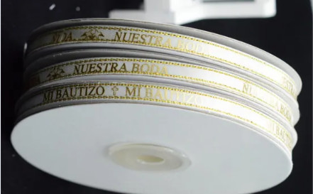 Quality Customized Print Satin Grosgrain Ribbon with Logo For Wrapping Decoration for sale