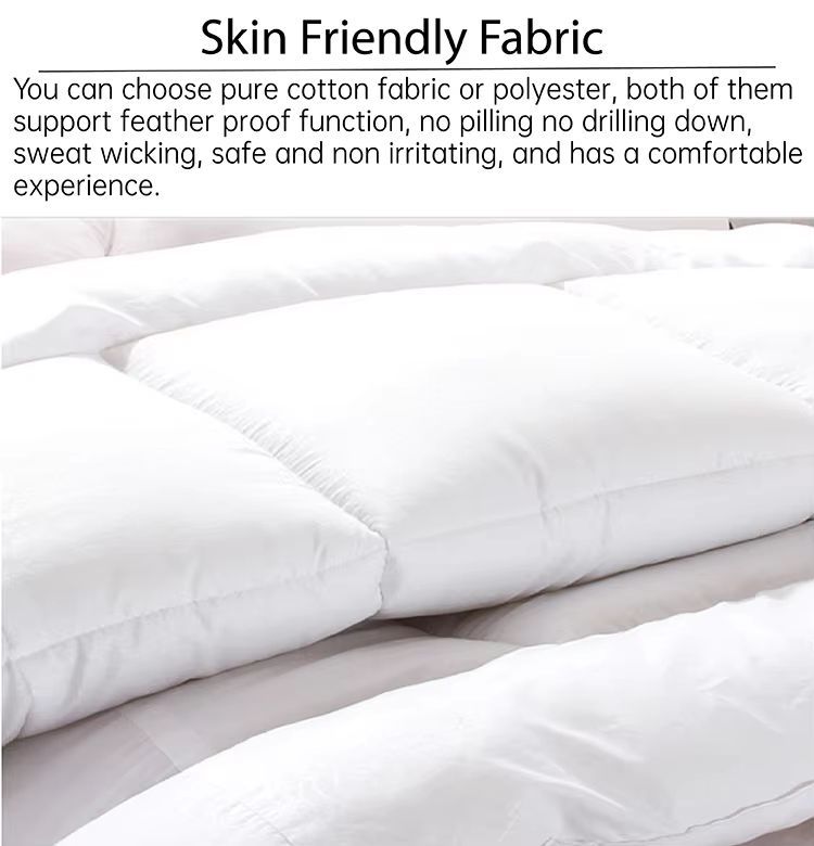 Customized Luxury White Warm 10% Duck Down Hotel Duvet (JRD964)