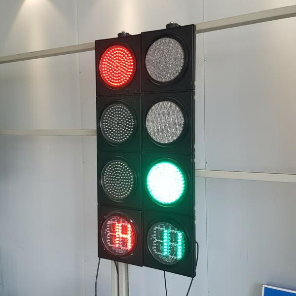 Quality Detachable Aspect 200MM 4-Aspect RYG Ball With Countdown Timer Road Traffic for sale