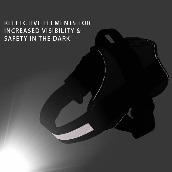 Quality Reflective Dog Harness Leash Breathable Adjustable With Handle No More Pulling for sale