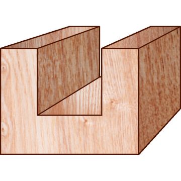 Quality Woodworking Straight Router Bits Three Edged Anti Broken Practical for sale