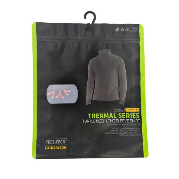 Quality VmPET Underwear k Packaging Bag With Hanging Hook ASP for sale