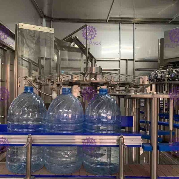 Quality 6 Heads 600BPH Linear Drinking Water Bottling Mchine Touch Screen With Capper for sale