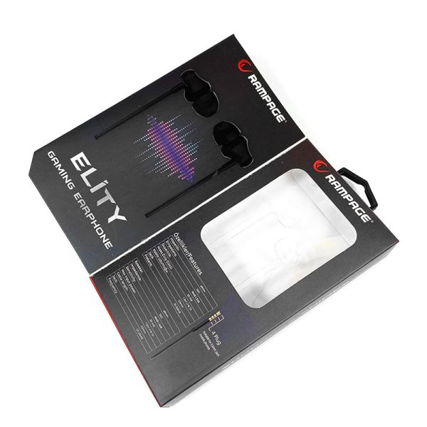 Quality Art Paper Wireless Headset Airpods Packaging Box With Glossy Lamination for sale