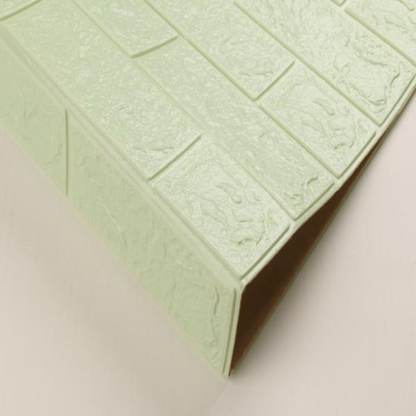 Quality Interior Wall Protection 3D Brick 3D Stone PE Foam Wallpaper with Smoke-Proof for sale