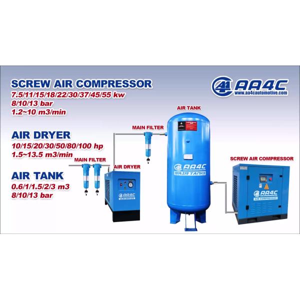 Quality AA4C 3 in 1 screw air compressor for sale