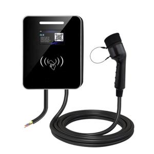 Quality TYPE1 RDC Home Electric Car Charger 16A 32A OCPP Level2 Wall Mounted EV Charging for sale