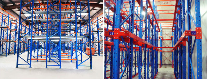 Drive Through Rack Heavy Duty Pallet Rack  Warehouse Storage Racking
