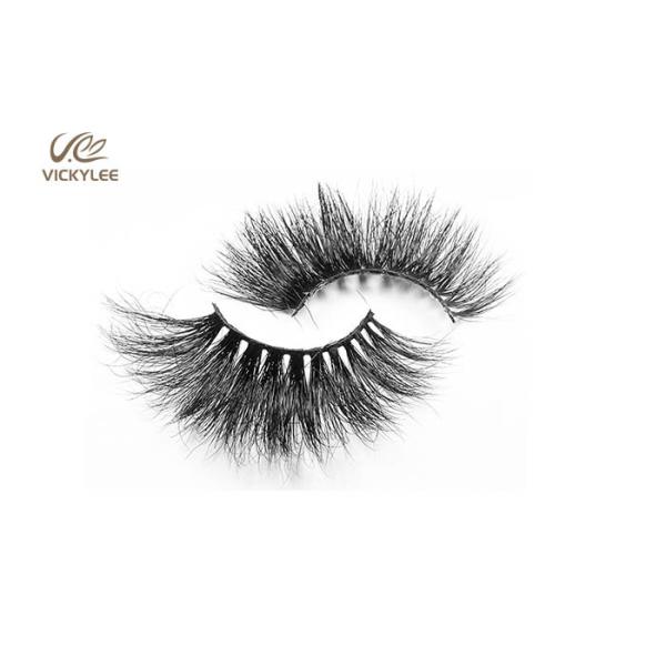 Quality Pure Handmade Natural Mink 21MM 7D Volume Lashes for sale