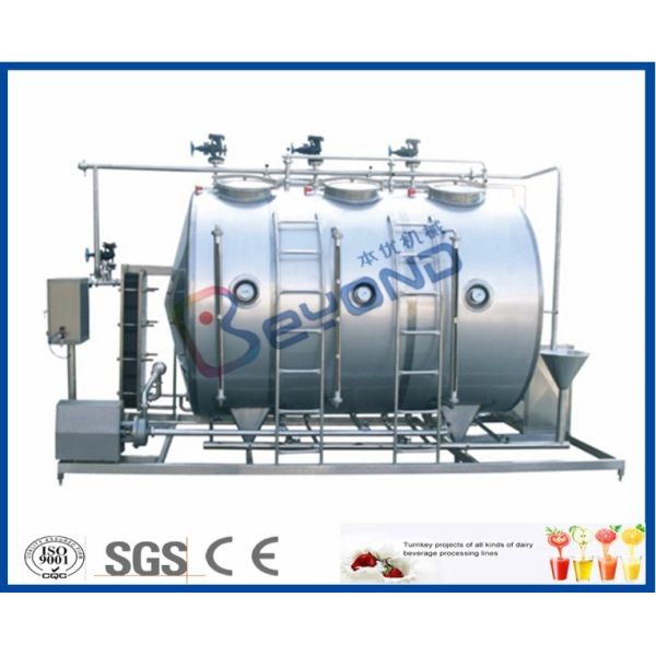 Quality 10tph Split Type Semi Auto CIP Cleaning System With SUS304 SS316 Material for sale