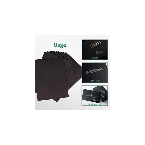 Quality 350GSM 400GSM Black Paper Board Colored Graph Paper For Oil Pastels for sale