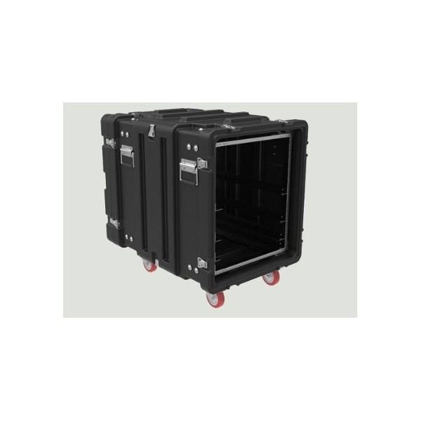 Quality 14U LLDPE Shockmount Rack Rolling Rack Case Dustproof for sale