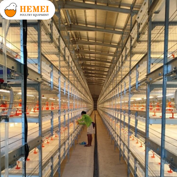 Quality Multi Tier Automatic Harvesting Broiler Cage for sale