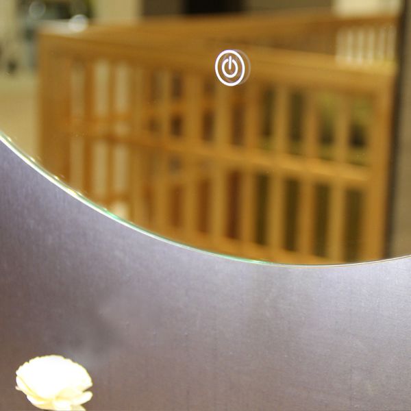 Quality High Output LED Custom Bathroom Mirrors Round LED Backlit Mirror With Defogger for sale