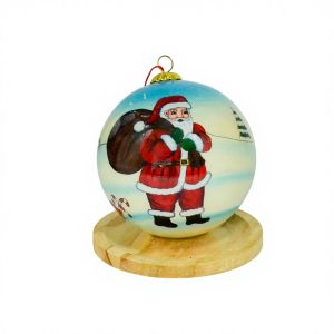 Quality Wholesale Inner Painting Round Glass Ball Christmas Ornaments Luxury Ball Custom for sale