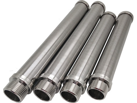 Quality SUS316 Johnson Wedge Wire Screen DN 60mm Anti Rust Customized Filter Screen Tube for sale