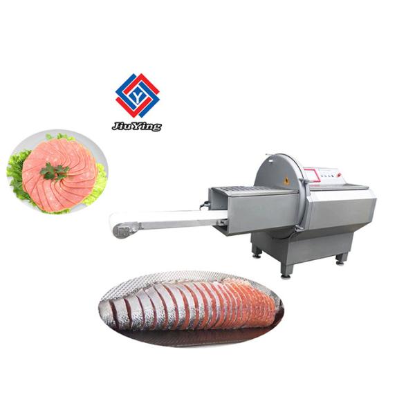 Quality Frozen Meat Ham Steaks Slicing Cutter Machine Numerical Control Constant Speed for sale